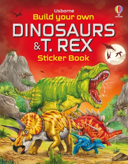 Build Your Own Dinosaurs and T. Rex Sticker Book | Bibliotekenes